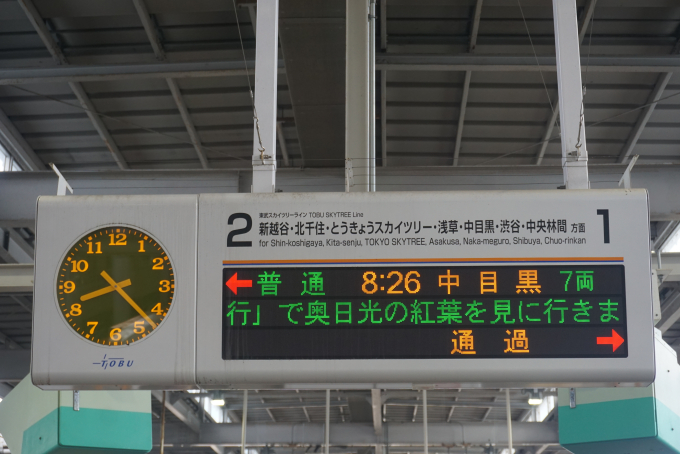北越谷駅から新越谷駅(2024年10月20日) 鉄道乗車記録(鉄レコ・乗りつぶし) by トレインさん | レイルラボ(RailLab)