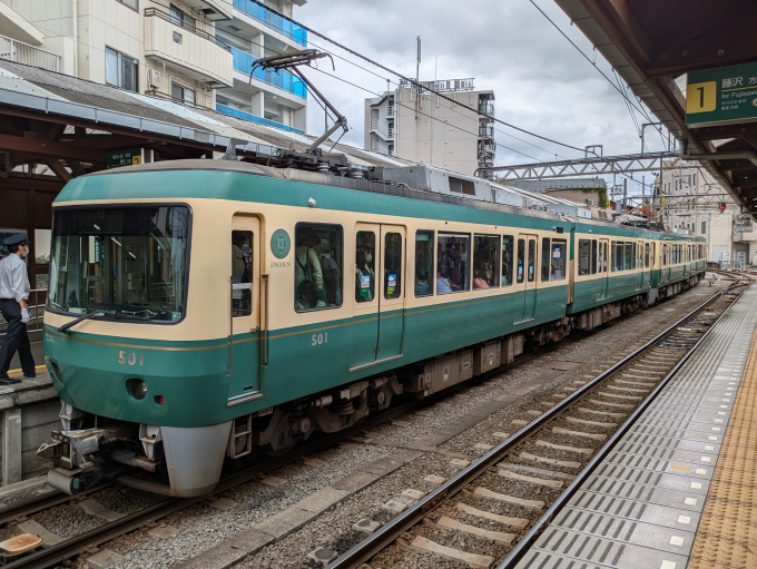 江ノ島駅から鎌倉駅(2024年10月27日) 鉄道乗車記録(鉄レコ・乗りつぶし) by TANAKAIさん | レイルラボ(RailLab)