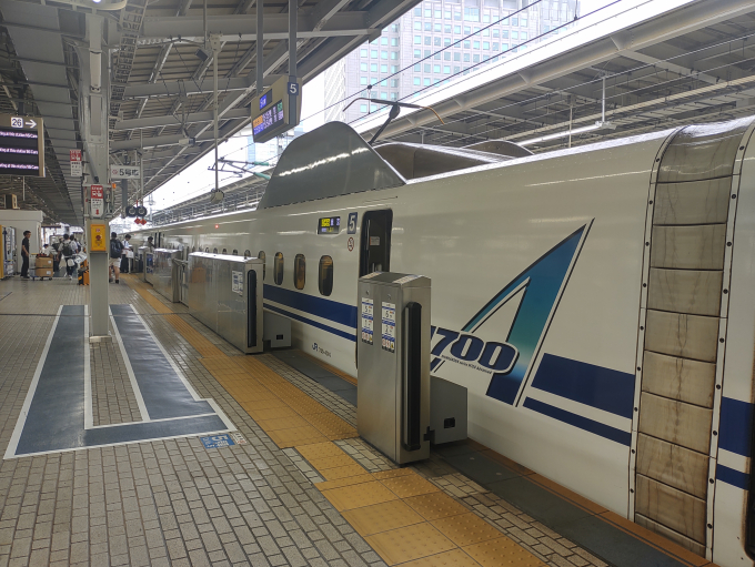 新大阪駅から東京駅(2025年06月09日) 鉄道乗車記録(鉄レコ・乗りつぶし) by TANAKAIさん | レイルラボ(RailLab)