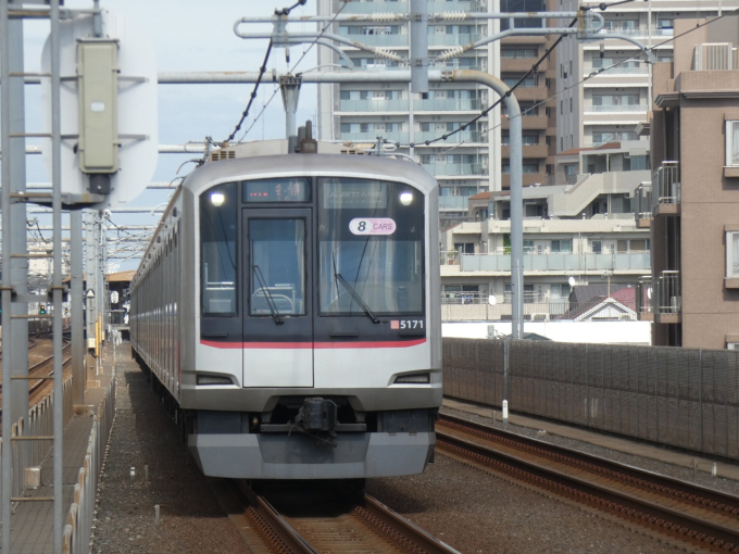 東急電鉄 東急5000系電車 5171 富士見台駅 鉄道フォト・写真 by 関西を拠点に活動する鉄道好きさん | レイルラボ(RailLab)