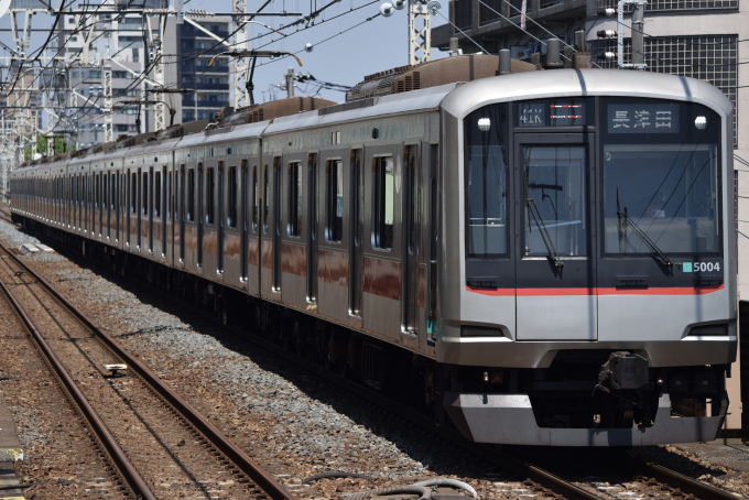 東急電鉄 東急5000系電車 5004 五反野駅 鉄道フォト・写真 by 湘南特快さん | レイルラボ(RailLab)