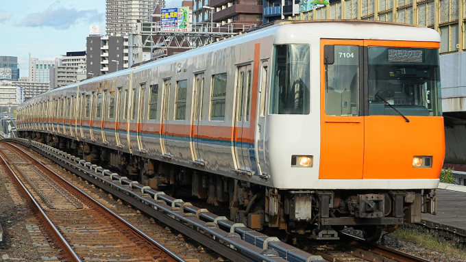 近畿日本鉄道 近鉄7000系電車 7104 九条駅 (大阪府|大阪メトロ) 鉄道フォト・写真 by あずきさん | レイルラボ(RailLab)