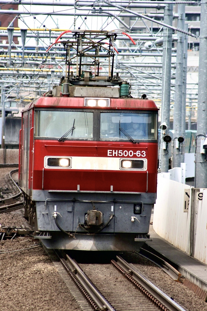 JR貨物EH500形電気機関車 EH500-63 長町駅 (JR) 鉄道フォト・写真 by 磐鉄さん | レイルラボ(RailLab)
