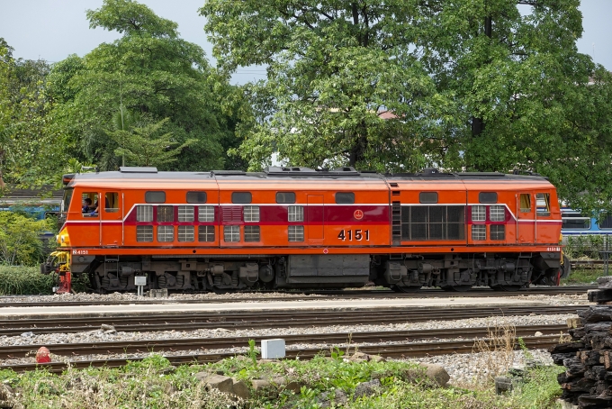 タイ国鉄 AD24C(ALS) 4151 Hua Lamphong 鉄道フォト・写真 by BBsanさん | レイルラボ(RailLab)
