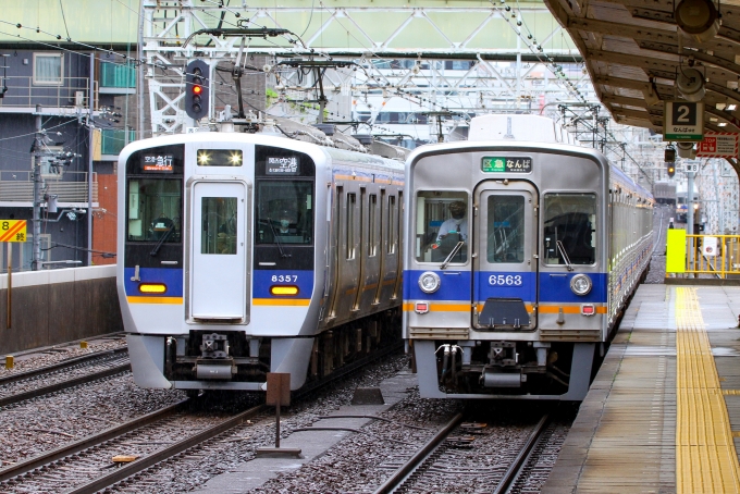 南海電鉄 南海8300系電車 8357 今宮戎駅 鉄道フォト・写真 by BBsanさん | レイルラボ(RailLab)