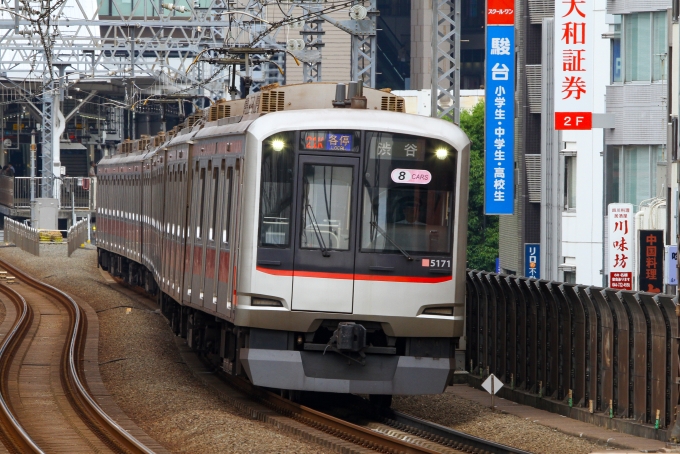 東急電鉄 東急5000系電車 5171 新丸子駅 鉄道フォト・写真 by BBsanさん | レイルラボ(RailLab)