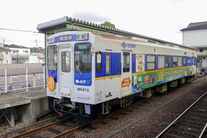 松浦鉄道MR-600形気動車 MR-613 伊万里駅 (松浦鉄道) 鉄道フォト・写真 by BBsanさん | レイルラボ(RailLab)