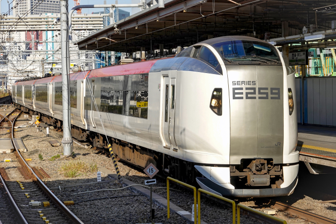 JR東日本E259系電車 成田エクスプレス クハE258-13 品川駅 (JR) 鉄道フォト・写真 by BBsanさん | レイルラボ(RailLab)