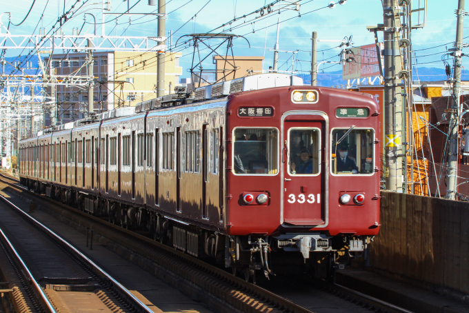 阪急電鉄 阪急3300系電車 3331 上新庄駅 鉄道フォト・写真 by BBsanさん | レイルラボ(RailLab)