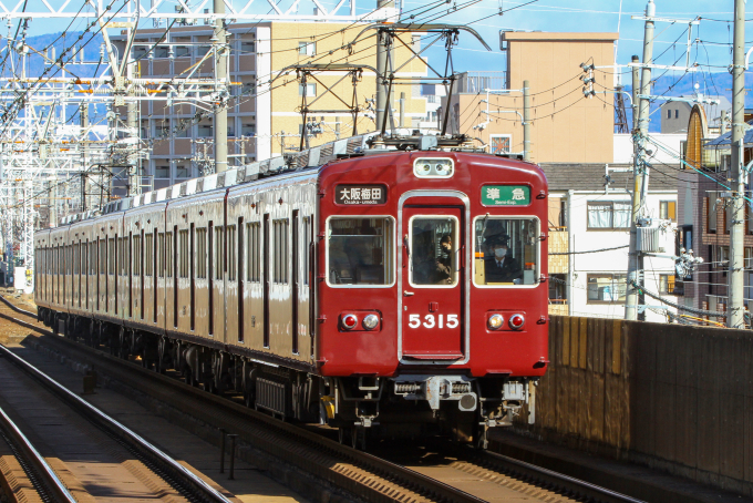 阪急電鉄 阪急5300系電車 5315 上新庄駅 鉄道フォト・写真 by BBsanさん | レイルラボ(RailLab)