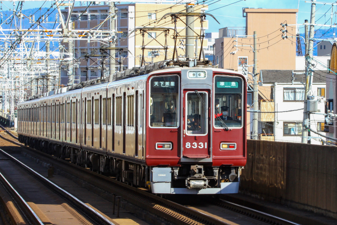 阪急電鉄 阪急8300系電車 8331 上新庄駅 鉄道フォト・写真 by BBsanさん | レイルラボ(RailLab)