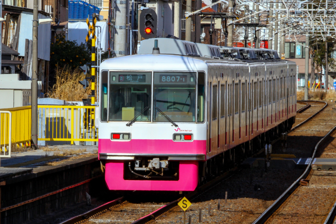 新京成電鉄 新京成8800形電車 8807-1 習志野駅 鉄道フォト・写真 by BBsanさん | レイルラボ(RailLab)