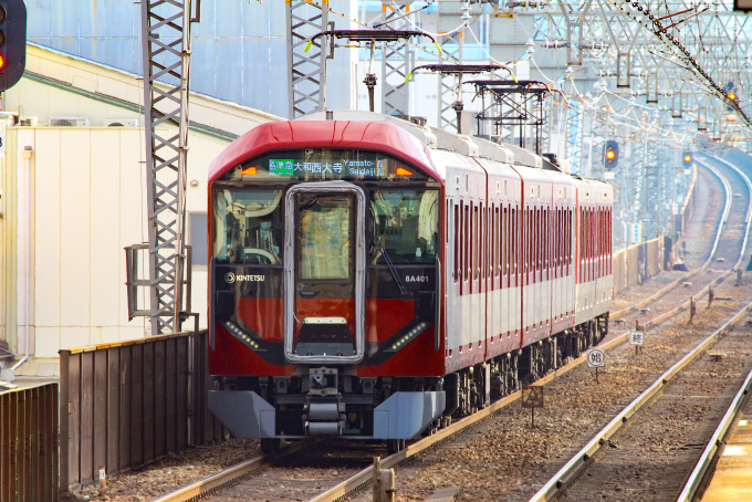 近畿日本鉄道 近鉄8A系電車 8A401 今里駅 (近鉄) 鉄道フォト・写真 by BBsanさん | レイルラボ(RailLab)