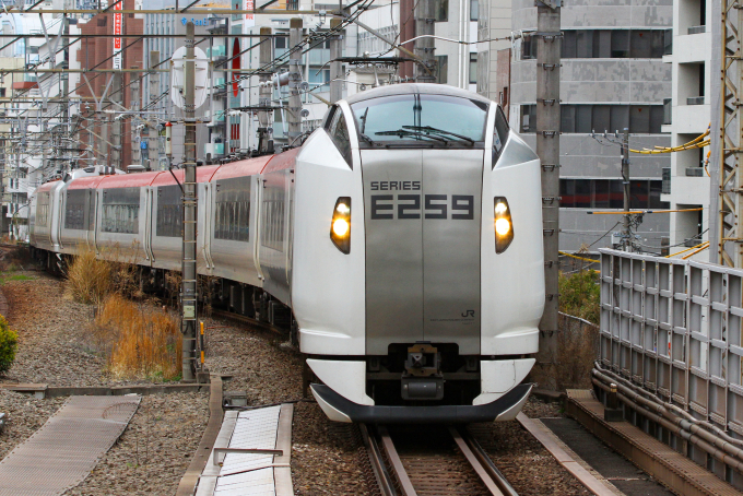 JR東日本E259系電車 成田エクスプレス クロE259-11 恵比寿駅 (JR) 鉄道フォト・写真 by BBsanさん | レイルラボ ...