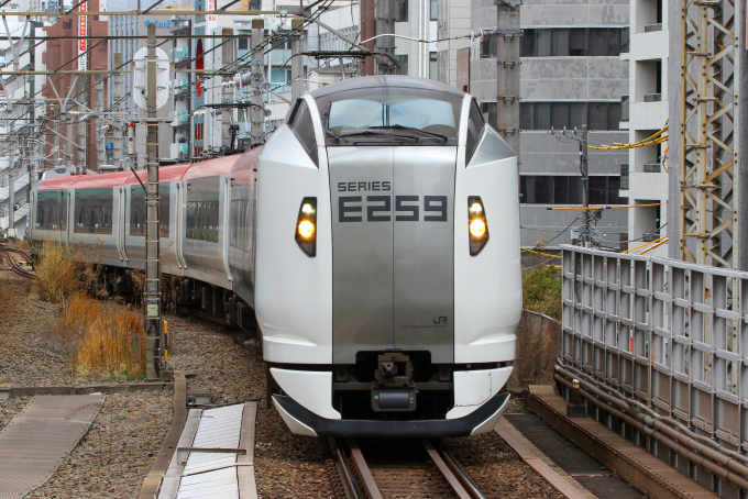JR東日本E259系電車 成田エクスプレス クロE259-17 恵比寿駅 (JR) 鉄道フォト・写真 by BBsanさん | レイルラボ ...