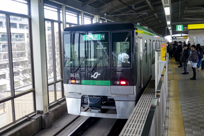 仙台市交通局3000系電車 3631 八乙女駅 鉄道フォト・写真 by BBsanさん | レイルラボ(RailLab)