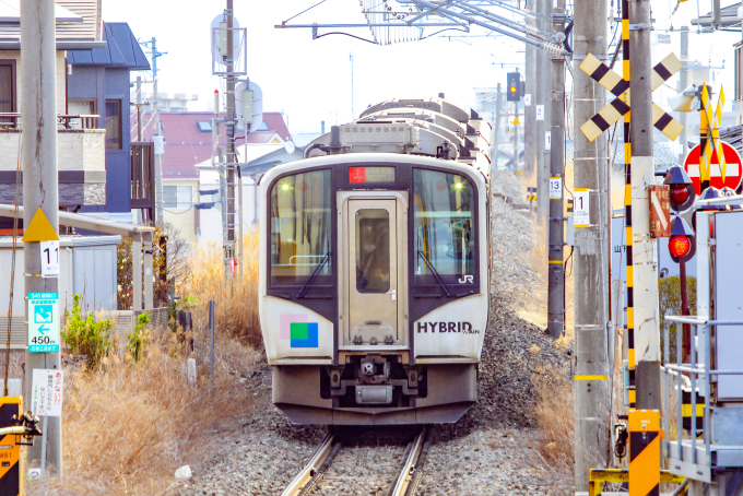 JR東日本HB-E210系気動車 HB-E211-8 陸前山下駅 鉄道フォト・写真 by BBsanさん | レイルラボ(RailLab)