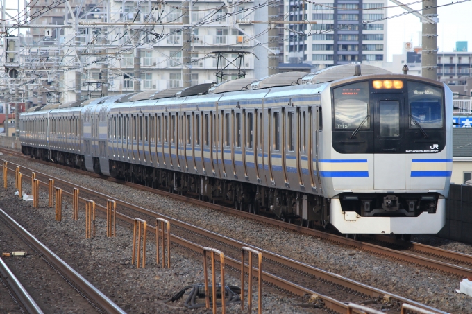 JR東日本E217系電車 クハE217-15 下総中山駅 鉄道フォト・写真 by キイロイトリさん | レイルラボ(RailLab)