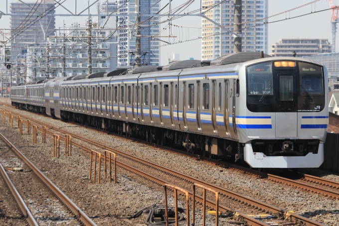 JR東日本E217系電車 クハE217-23 下総中山駅 鉄道フォト・写真 by キイロイトリさん | レイルラボ(RailLab)