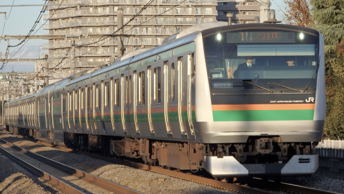 JR東日本E233系電車 クハE232-3018 深谷駅 鉄道フォト・写真 by JR東ずきの関東民さん | レイルラボ(RailLab)