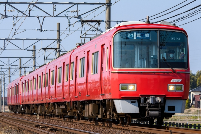 名古屋鉄道 名鉄3500系電車 3523 島氏永駅 鉄道フォト・写真 by えこださん | レイルラボ(RailLab)