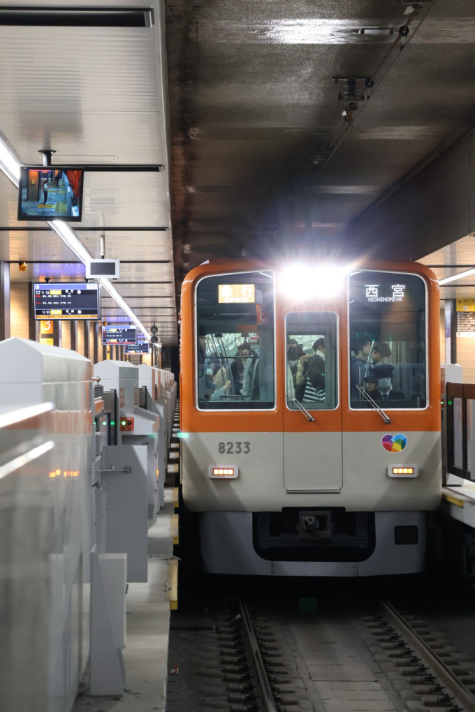 阪神電鉄 阪神8000系電車 8233 大阪梅田駅 (阪神) 鉄道フォト・写真 by shingouki0000さん | レイルラボ(RailLab)