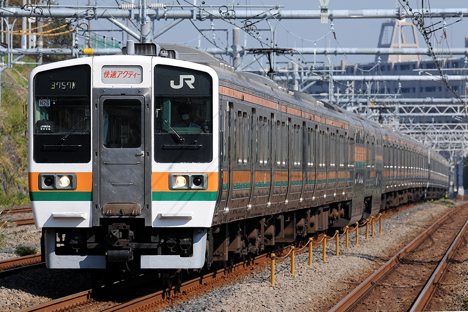 JR東日本 国鉄211系電車 アクティー クハ211-2017 横浜駅 (JR) 鉄道フォト・写真(拡大) by Tomo-Papaさん ...