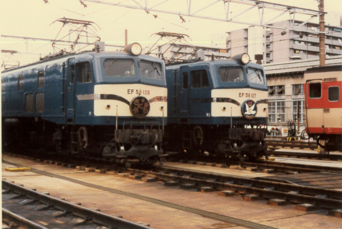 国鉄EF58形電気機関車 EF58-126 新大阪駅 (JR) 鉄道フォト・写真 by 二ヶ領用水の桜さん | レイルラボ(RailLab)