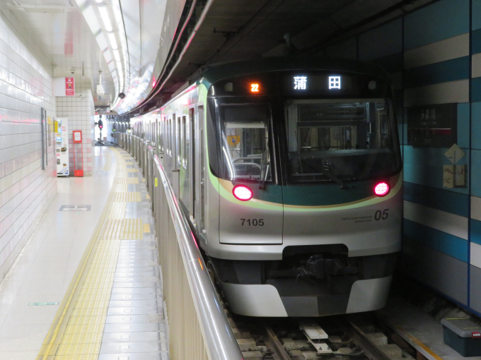 東急電鉄 東急7000系電車(2代) 7105 多摩川駅 鉄道フォト・写真 by takaaqui520さん | レイルラボ(RailLab)