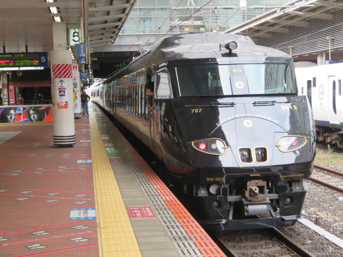 JR九州787系電車 36ぷらす3 クモロ787-363 博多駅 (JR) 鉄道フォト・写真 by takaaqui520さん | レイルラボ(RailLab)