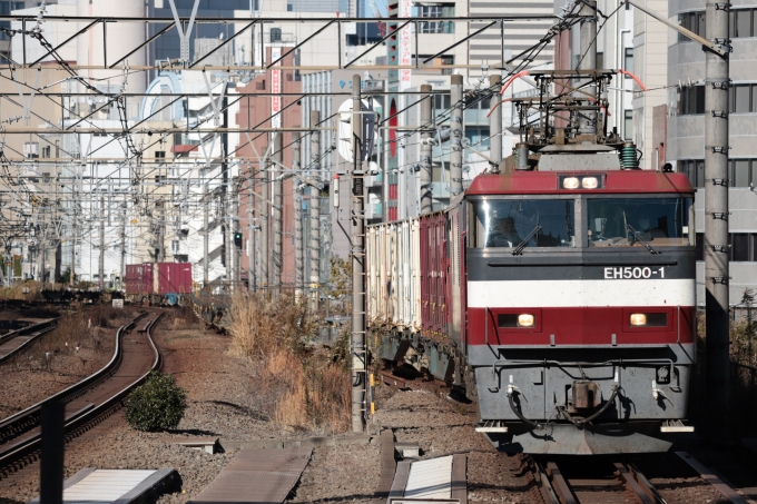JR貨物EH500形電気機関車 EH500-1 恵比寿駅 (JR) 鉄道フォト・写真 by YokoKura_Y-131さん | レイルラボ ...