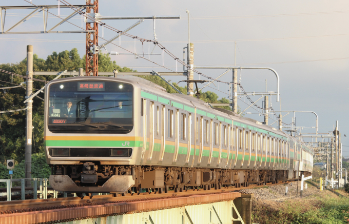 JR東日本E231系電車 クハE231-8504 本庄駅 鉄道フォト・写真 by スーパー金太郎さん | レイルラボ(RailLab)