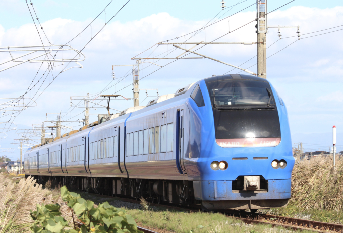 JR東日本E653系電車 いなほ クハE653-1006 羽前大山駅 鉄道フォト・写真 by スーパー金太郎さん | レイルラボ(RailLab)