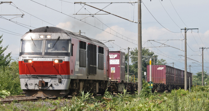 JR貨物 DF200形ディーゼル機関車 DF200-114 納内駅 鉄道フォト・写真 by スーパー金太郎さん | レイルラボ(RailLab)