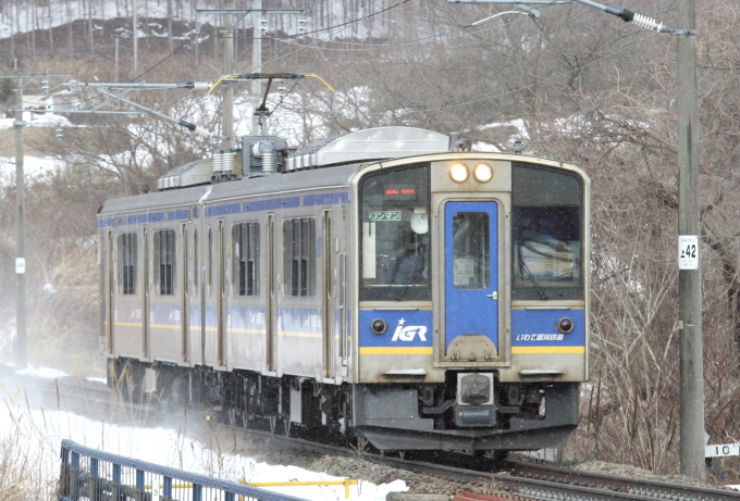 IGRいわて銀河鉄道IGR7000系 IGR7000-103 岩手川口駅 鉄道フォト・写真 by スーパー金太郎さん | レイルラボ(RailLab)