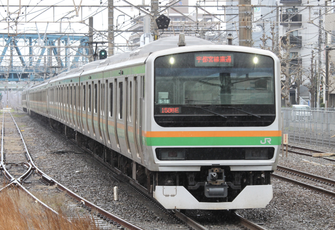 JR東日本E231系電車 クハE231-8046 藤沢駅 (JR) 鉄道フォト・写真 by スーパー金太郎さん | レイルラボ(RailLab)