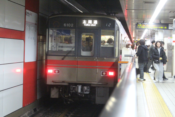 名古屋市交通局6000形電車 6102 名古屋駅 (名古屋市営地下鉄) 鉄道フォト・写真 by ヒヨドリさん | レイルラボ(RailLab)