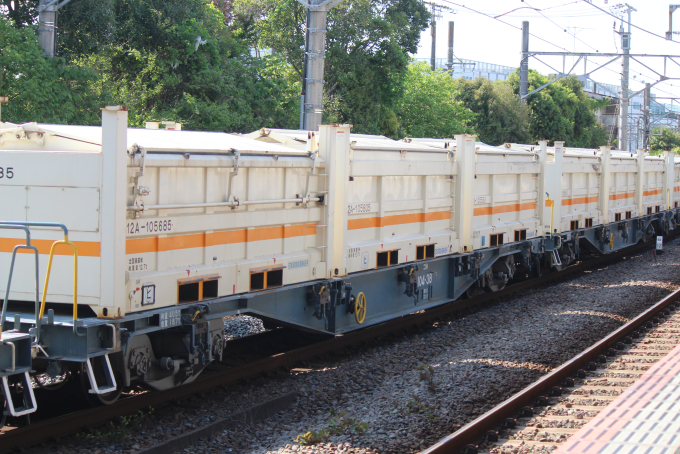 JR貨物コキ100系貨車 コキ104-38 新川崎駅 鉄道フォト・写真 by ヒヨドリさん | レイルラボ(RailLab)