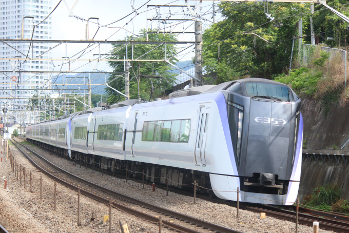 JR東日本E353系電車 かいじ クモハE353-9 金手駅 鉄道フォト・写真 by ヒヨドリさん | レイルラボ(RailLab)