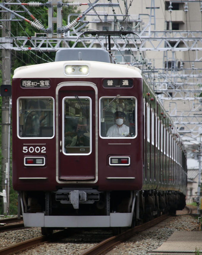 阪急電鉄 阪急5000系電車 5002 小林駅 (兵庫県) 鉄道フォト・写真 by ポールスターさん | レイルラボ(RailLab)