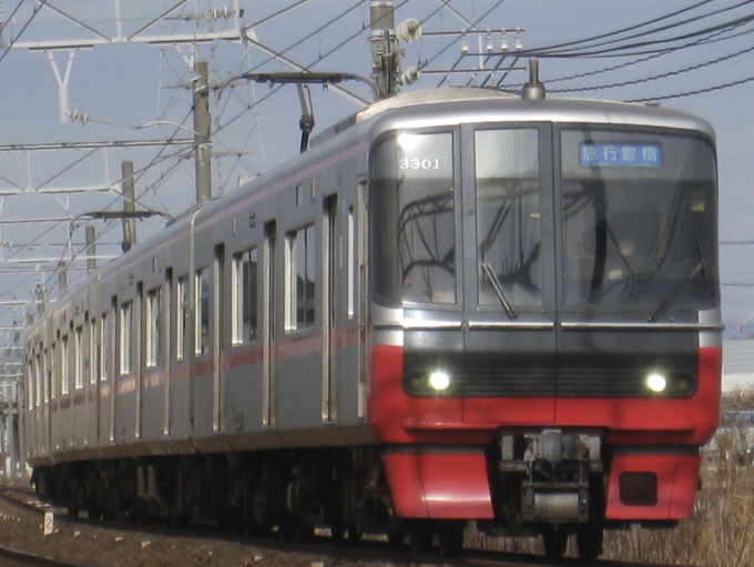 名古屋鉄道 名鉄3300系電車(3代) 3301 島氏永駅 鉄道フォト・写真 by 3704fさん | レイルラボ(RailLab)