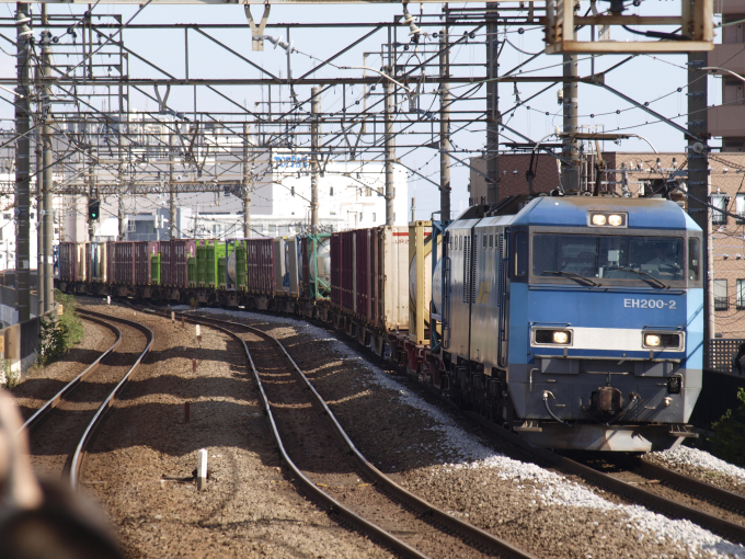 JR貨物EH200形電気機関車 EH200-2 新座駅 鉄道フォト・写真 by 2100-expressさん | レイルラボ(RailLab)