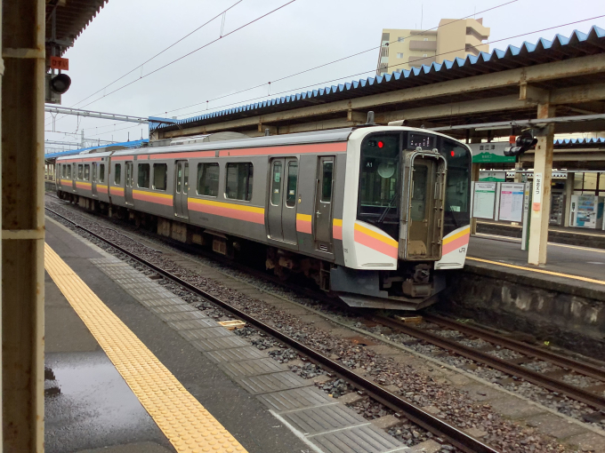 JR東日本E129系電車 クモハE129-101 直江津駅 (えちごトキめき鉄道) 鉄道フォト・写真 by 455-701さん | レイルラボ(RailLab)