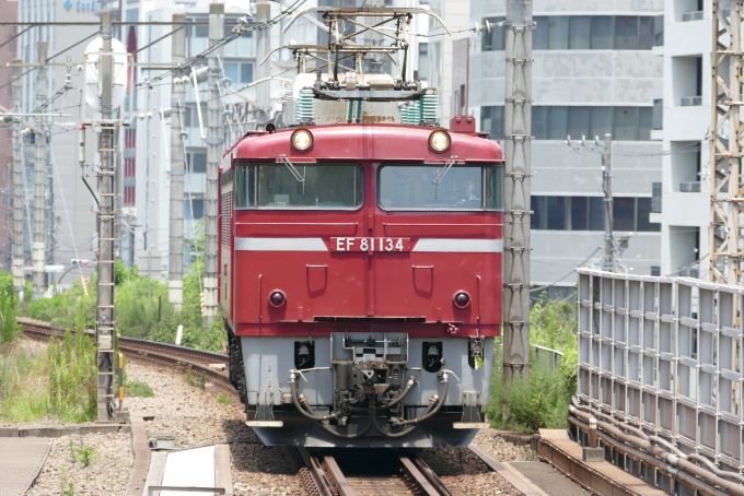 JR東日本 国鉄EF81形電気機関車 EF81 134 恵比寿駅 (JR) 鉄道フォト・写真 by T A Д さん | レイルラボ(RailLab)