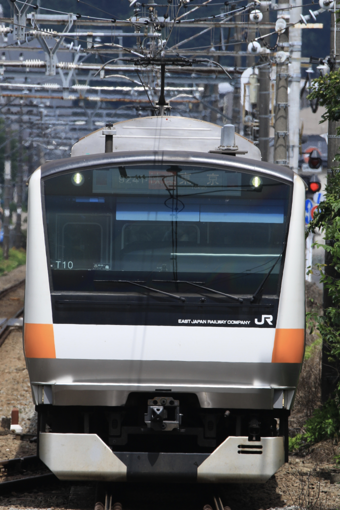 JR東日本E233系電車 クハE233-10 河辺駅 鉄道フォト・写真 by おれんじさん | レイルラボ(RailLab)