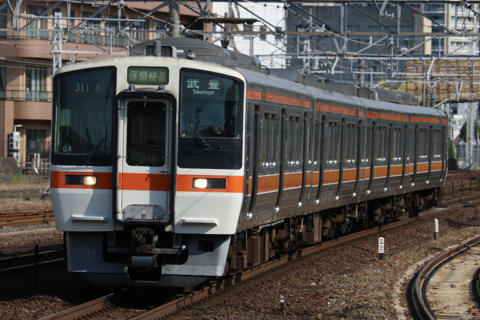 JR東海311系電車 クモハ311-4 熱田駅 鉄道フォト・写真 by えすあいさん | レイルラボ(RailLab)