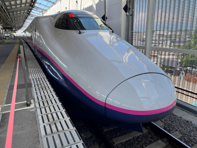 JR東日本 E2系新幹線電車 なすの E224-1120 那須塩原駅 鉄道フォト・写真 by オランダ・ルクセンブルク王国さん | レイルラボ ...