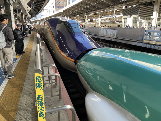 E8系新幹線 G1編成 (山形新幹線車両センター) 鉄道フォト | レイルラボ(RailLab)