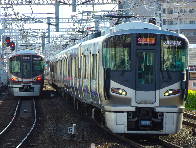 JR西日本225系電車 クモハ224-5116 野田駅 (JR) 鉄道フォト・写真 by 天井川の民さん | レイルラボ(RailLab)