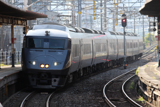 JR九州787系電車 リレーかもめ クモロ787-1 小倉駅 (福岡県|JR) 鉄道フォト・写真 by そゆぽんさん | レイルラボ(RailLab)